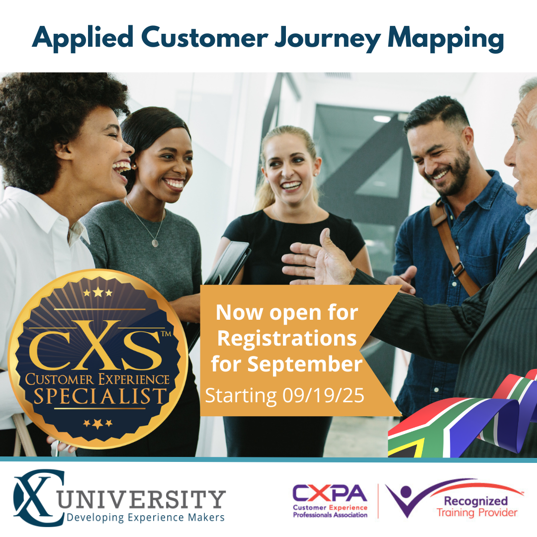 Applied Customer Journey Mapping Blended South Africa - CX University